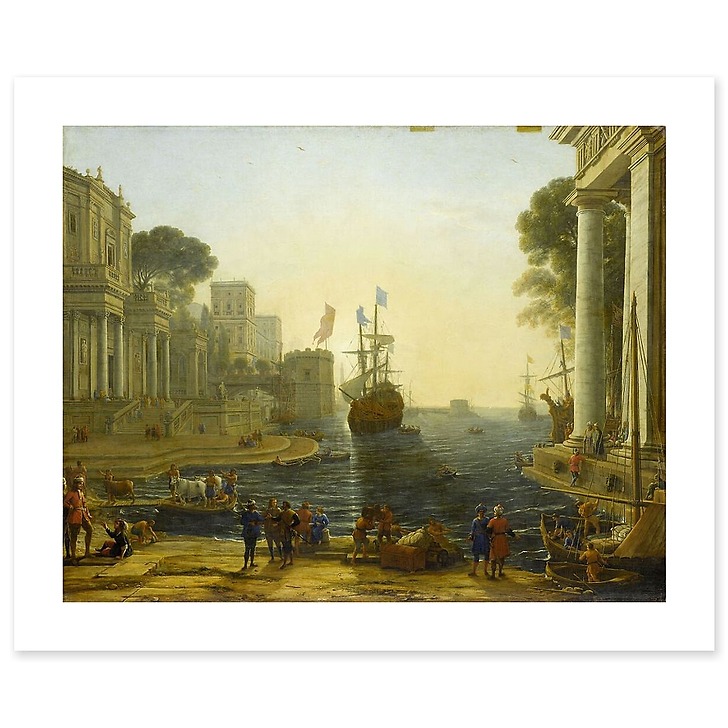 Odysseus returns Chryseis to her father (canvas without frame) · Louvre ...