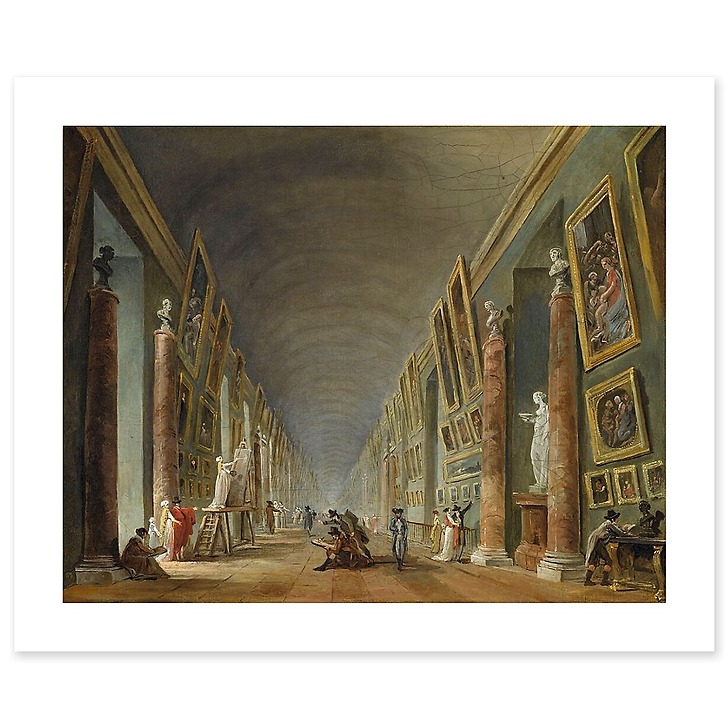 The Great Gallery, between 1801 and 1805 (art prints) · Louvre Shop