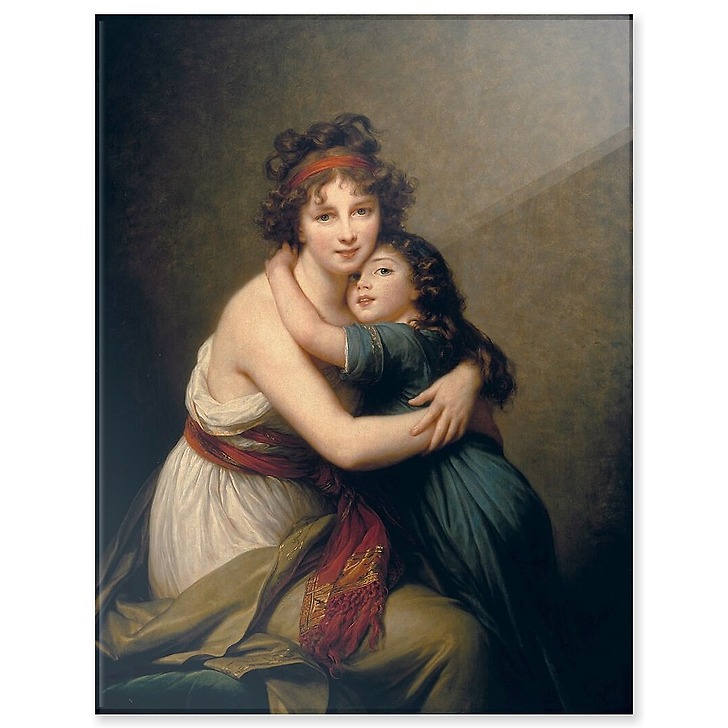 Madame Vigée-Le Brun et sa fille, Jeanne-Lucie, dite Julie (1780-1819 ...