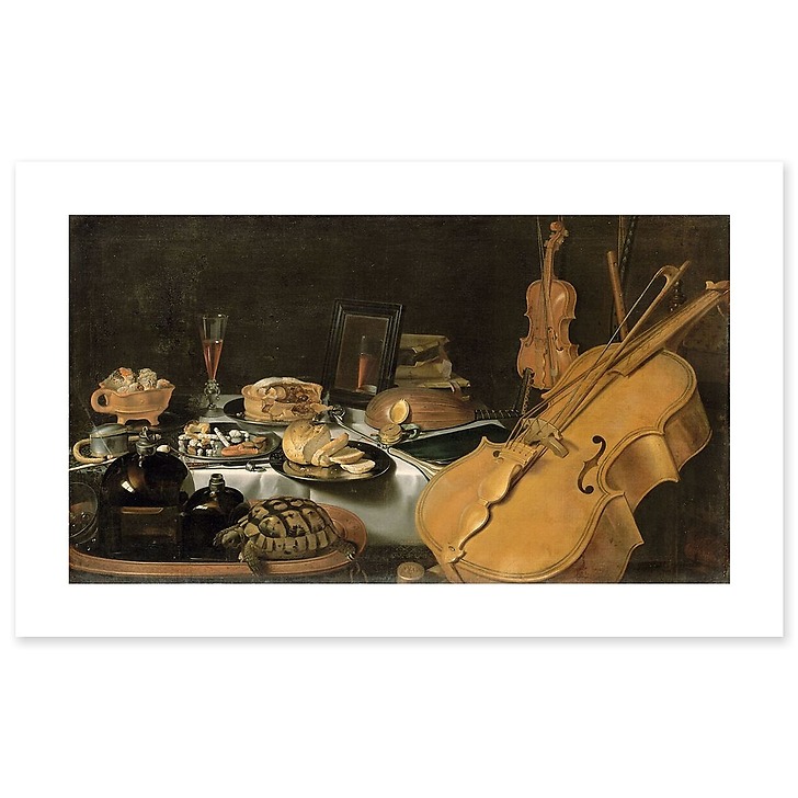 Still Life with Musical Instruments (canvas without frame) · Louvre Shop