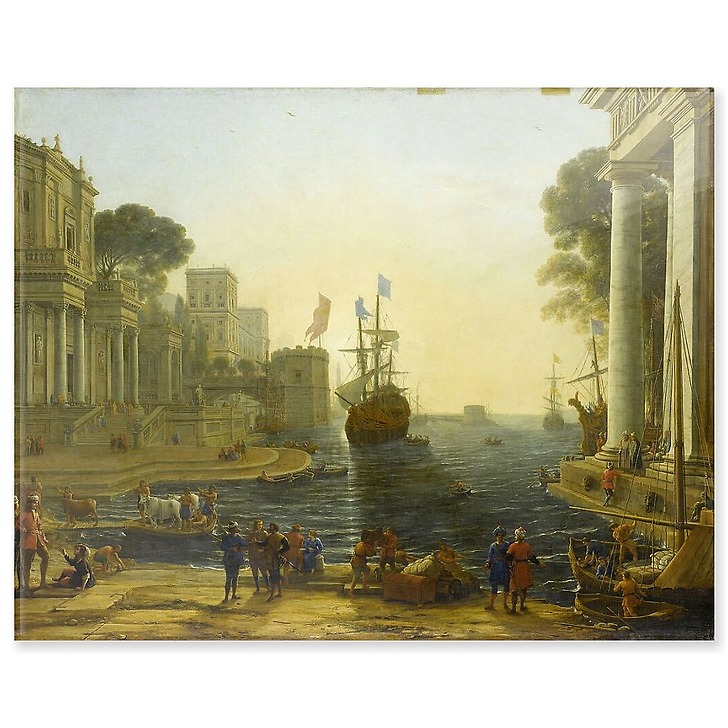 Odysseus returns Chryseis to her father (acrylic panels) · Louvre Shop