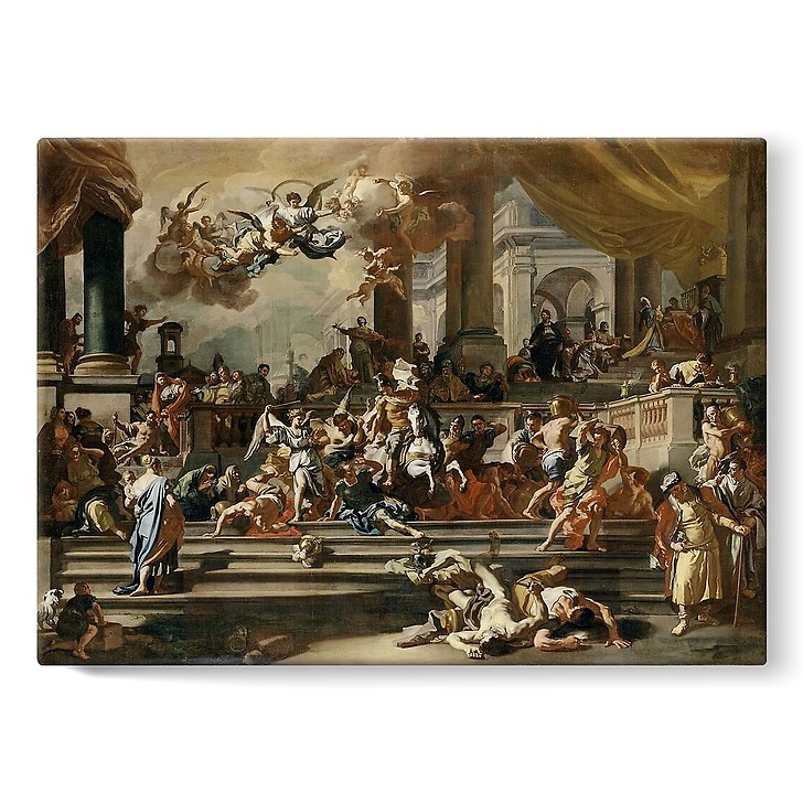 Heliodorus driven out of the temple (stretched canvas) · Louvre Shop