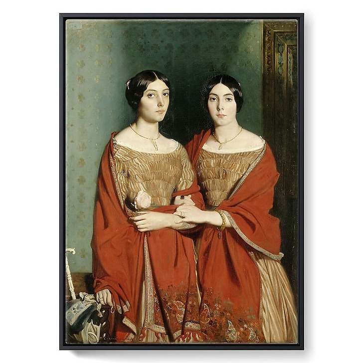 Ladies Chassériau said the two sisters (framed canvas) · Louvre Shop