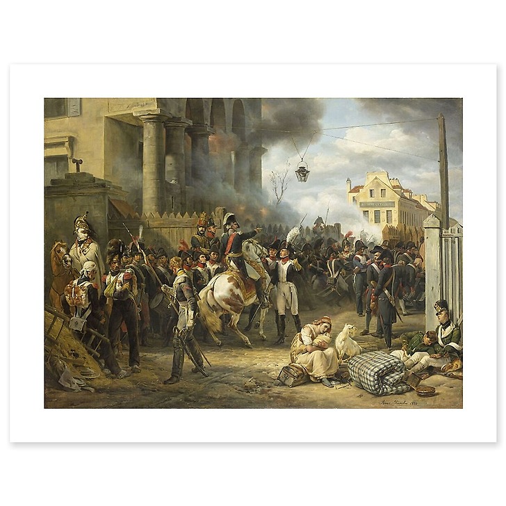 The Clichy Barrier, defence of Paris on March 30, 1814 (art prints ...