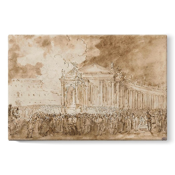Illuminations for Corpus Christi Day, St. Peter's Square (stretched ...