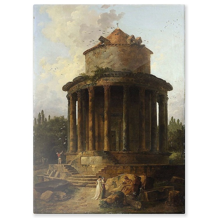 A circular temple once dedicated to (aluminium panels) · Louvre Shop