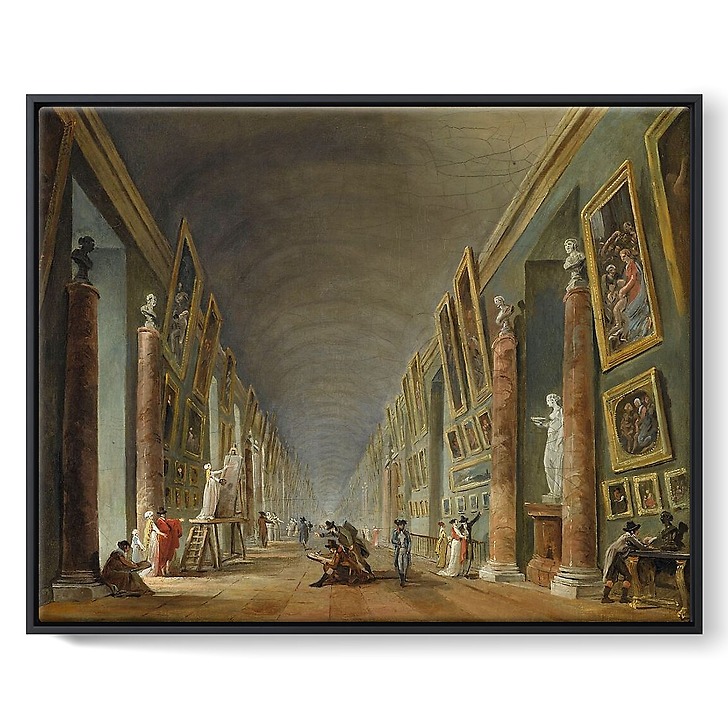 The Great Gallery, between 1801 and 1805 (framed canvas) · Louvre Shop