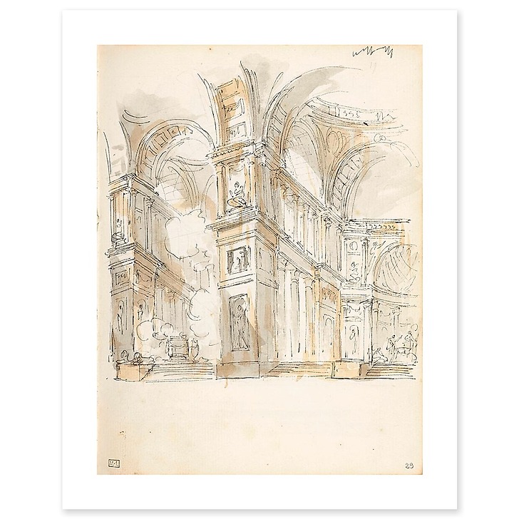 Caprice architectural animé (toiles sans cadre) · Librairie-Boutique du ...