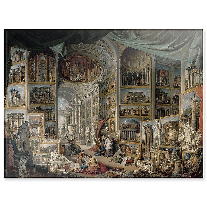 Gallery of views of ancient Rome (detail) (acrylic panels) · Louvre Shop