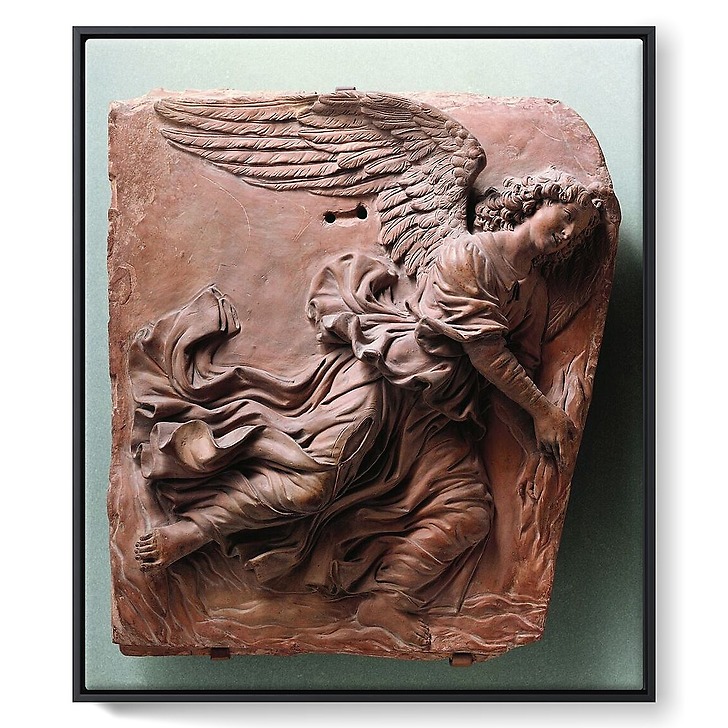 Deux anges volant (détail) (framed canvas) · Louvre Shop
