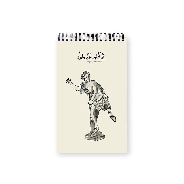 Bloc croquis à spirale Luke Edward Hall · Librairie-Boutique du Louvre